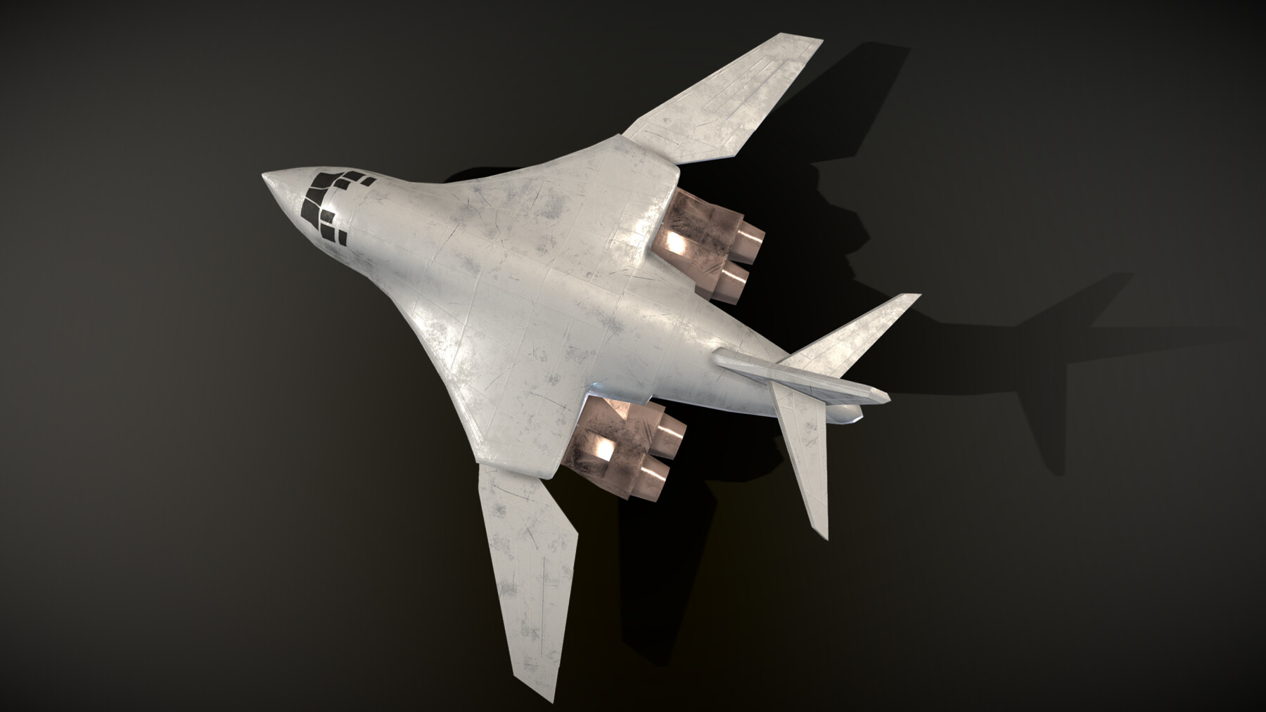 ArtStation - Cartoon Tupolev Tu-160 | Game Assets