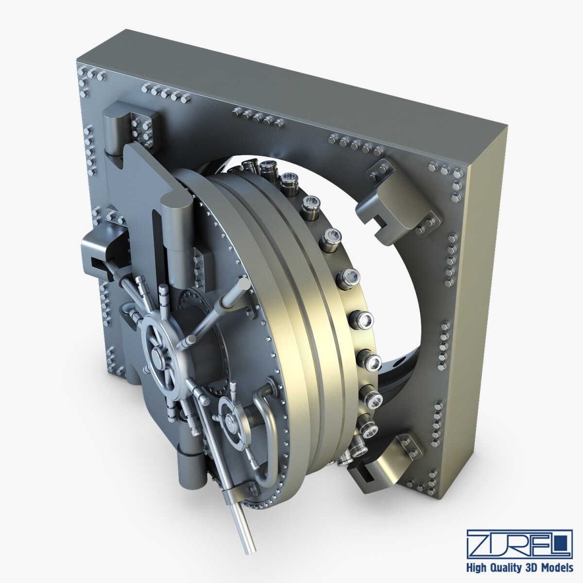 ArtStation - Bank Vault Door v 1 | Resources