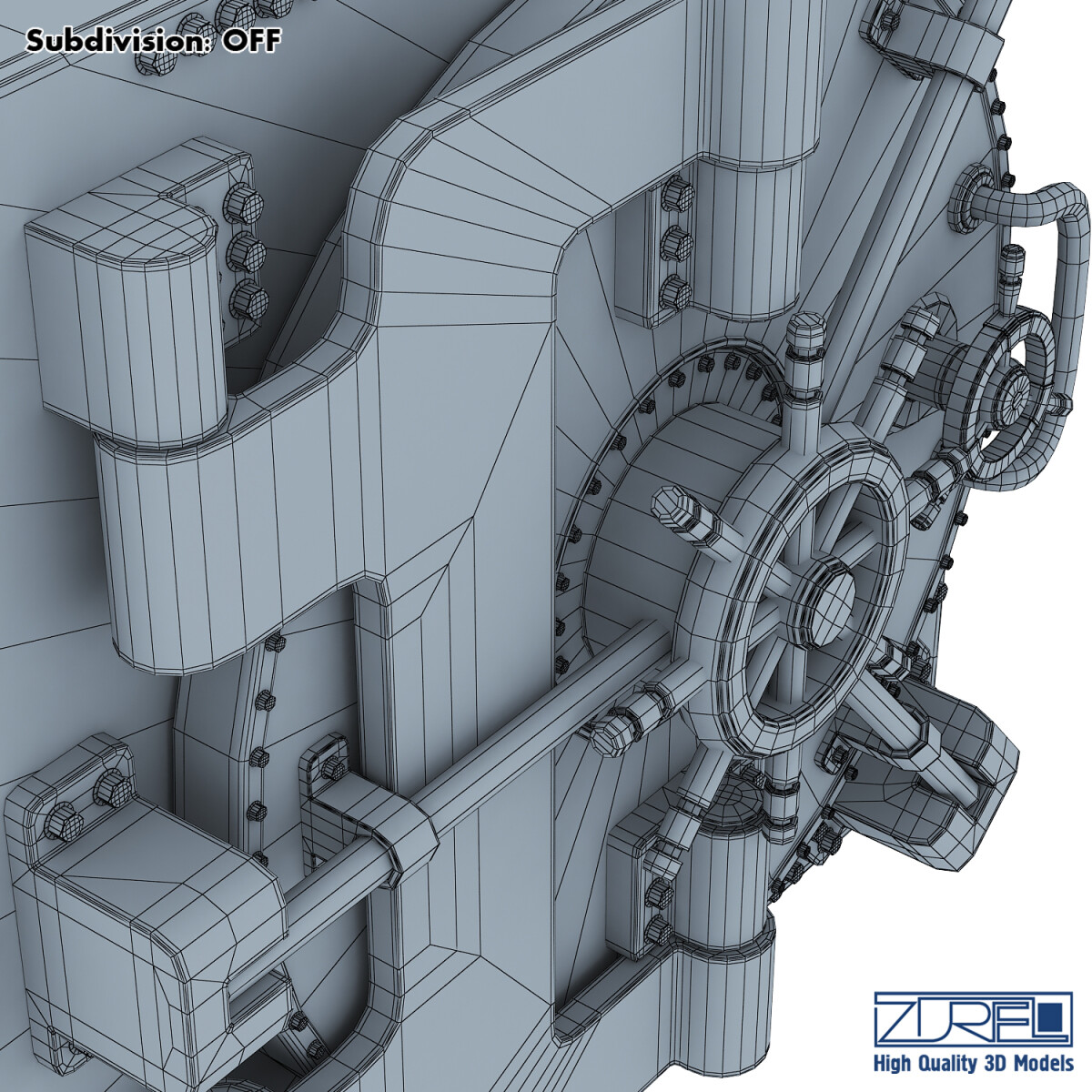ArtStation - Bank Vault Door v 1 | Resources