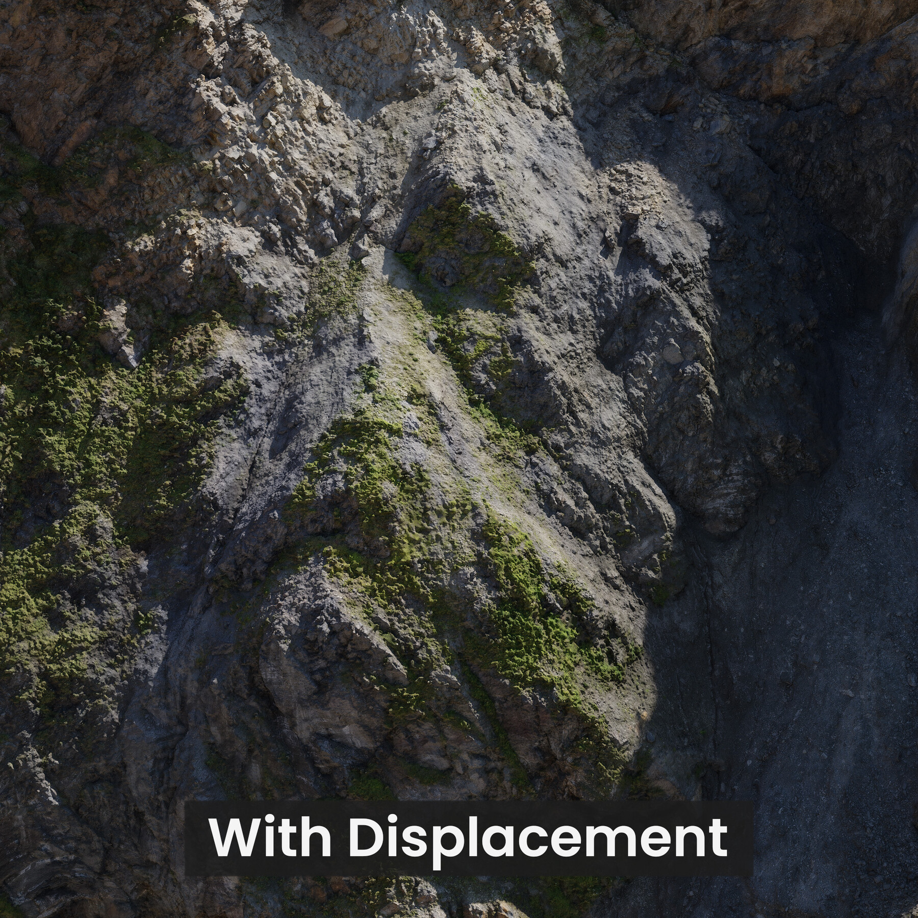 ArtStation - Large Coastal Cliff PBR Scan 03 & Highpoly | Game Assets