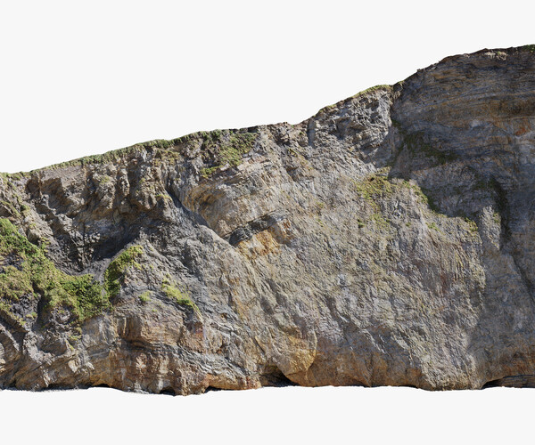 ArtStation - Large Coastal Cliff PBR Scan 02 & Highpoly | Game Assets