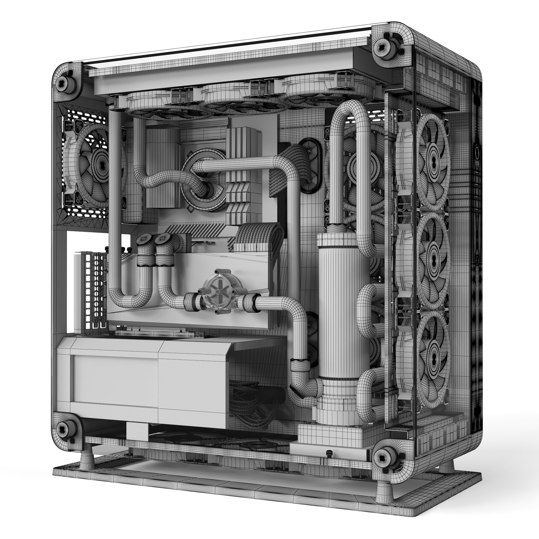 ArtStation - Thermaltake Core P6 Tempered | Resources