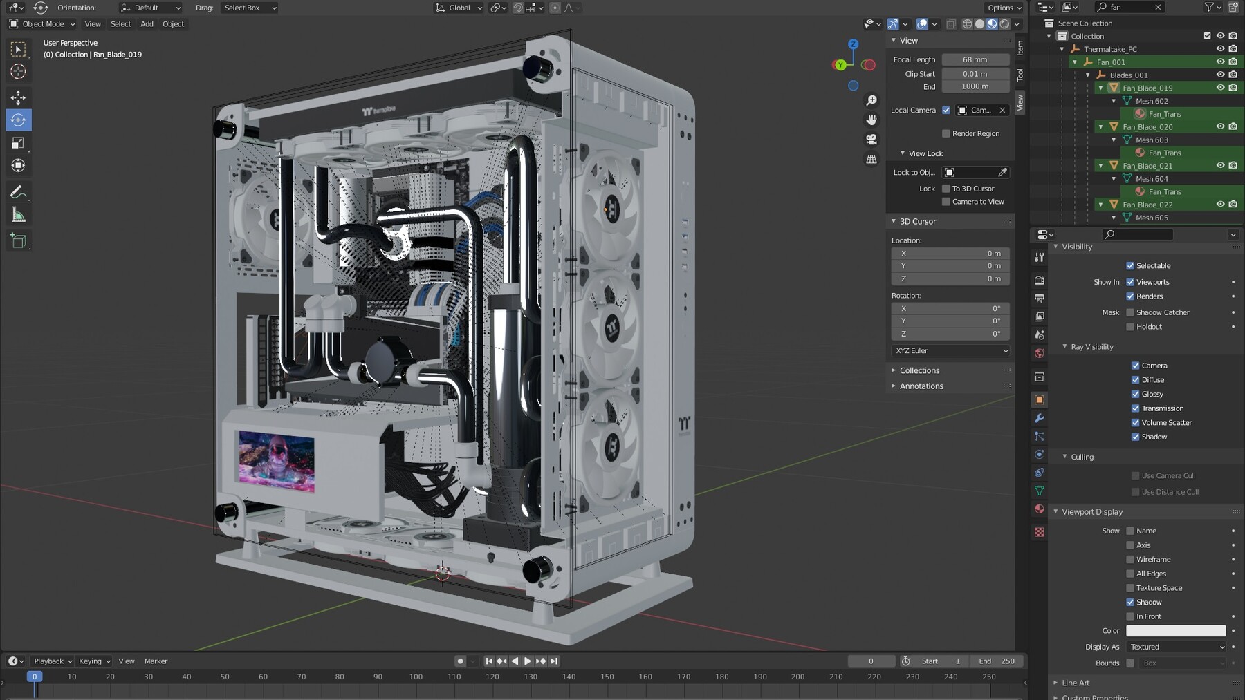 ArtStation - Thermaltake Core P6 Tempered | Resources