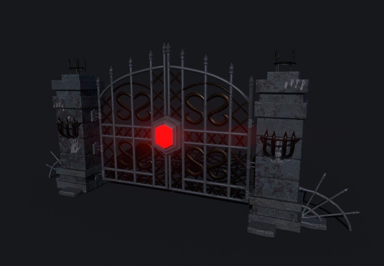 ArtStation - Horror Gate | Resources