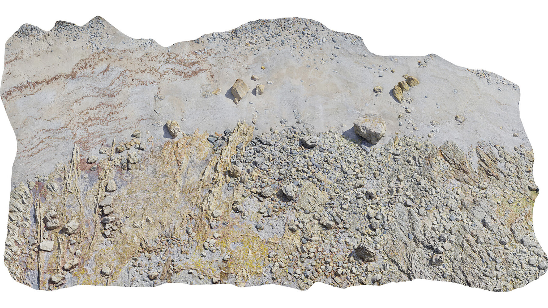 ArtStation - Large Rocky Sand Beach PBR Scan & Highpoly | Game Assets