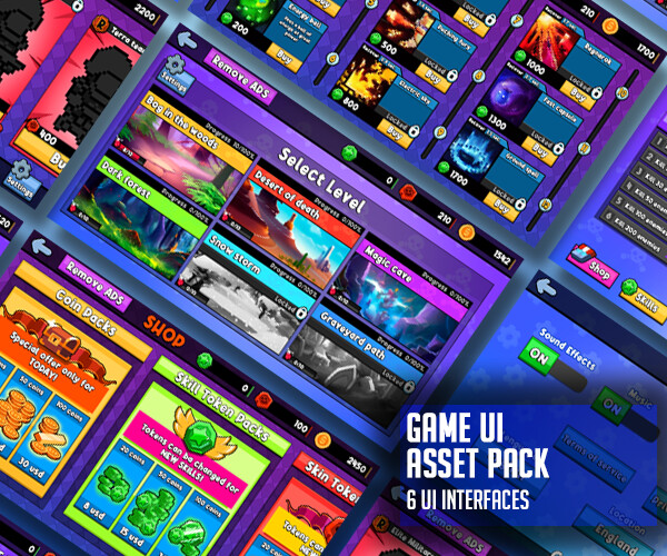 ArtStation - Game ui asset pack | Game Assets