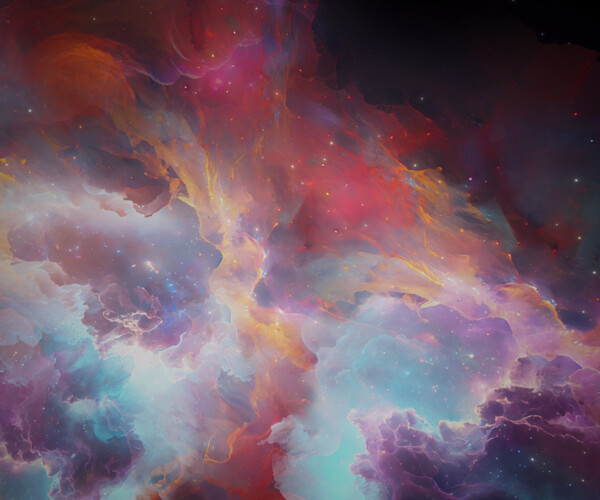 Artstation Abstract Nebula Skyboxes Volume 4 Unreal Engine Project