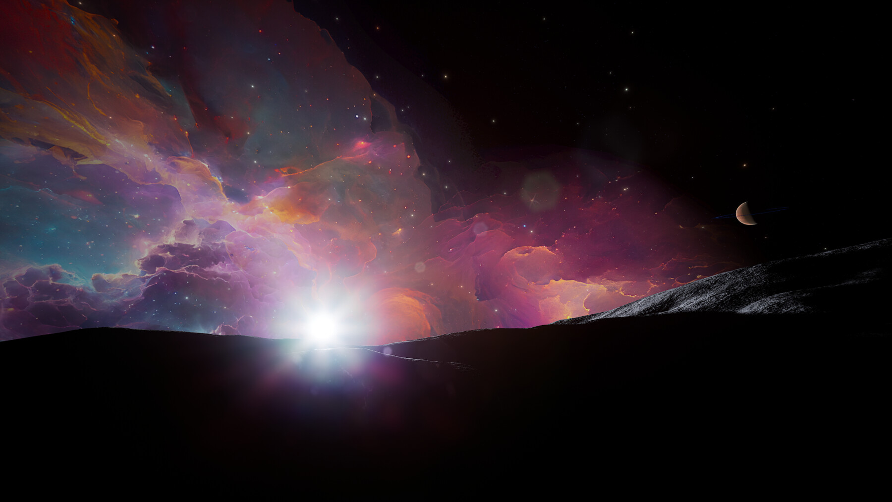 ArtStation - Abstract Nebula Skyboxes Volume 4 || Unreal Engine Project ...