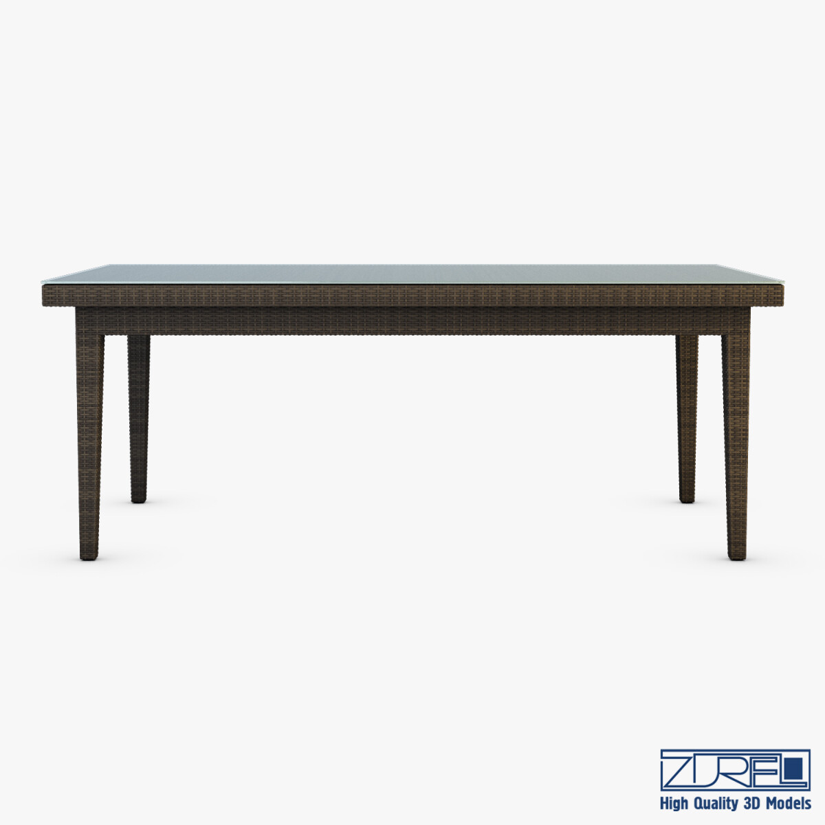 ArtStation - Rexus Dining Table Brown | Resources