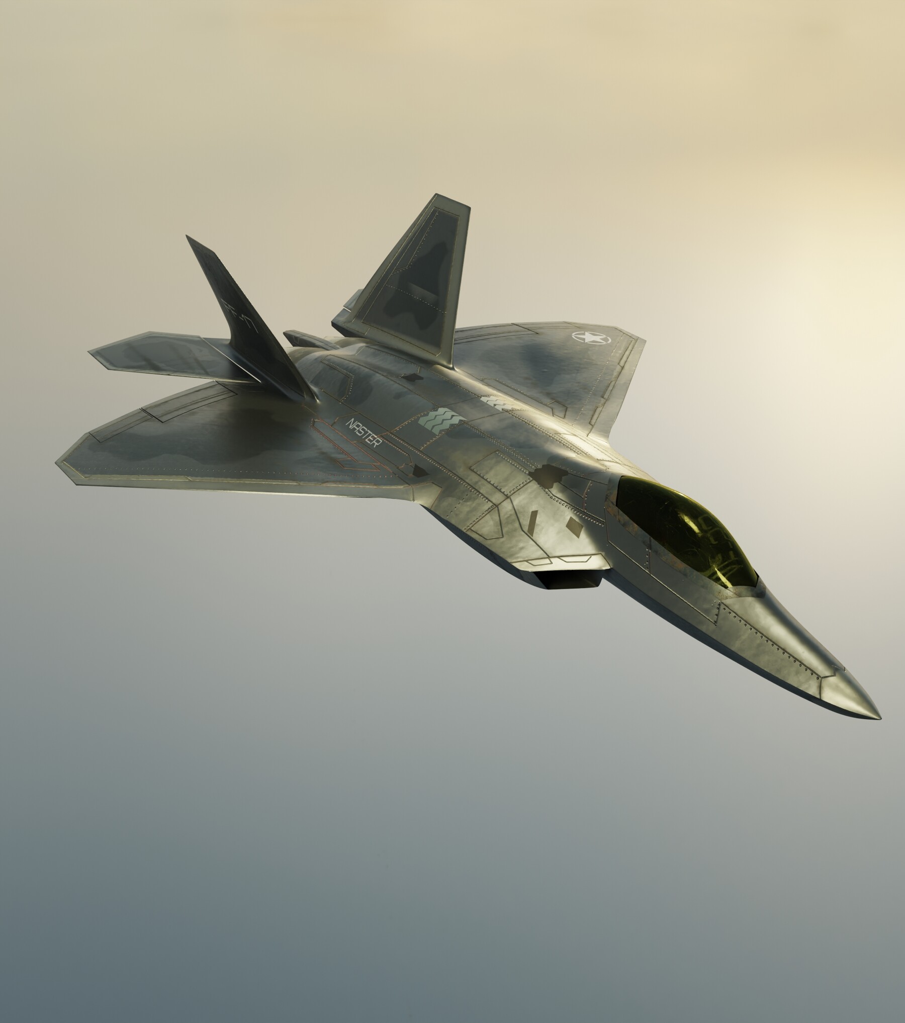 ArtStation - F-22 RAPTOR LOW POLY | Game Assets