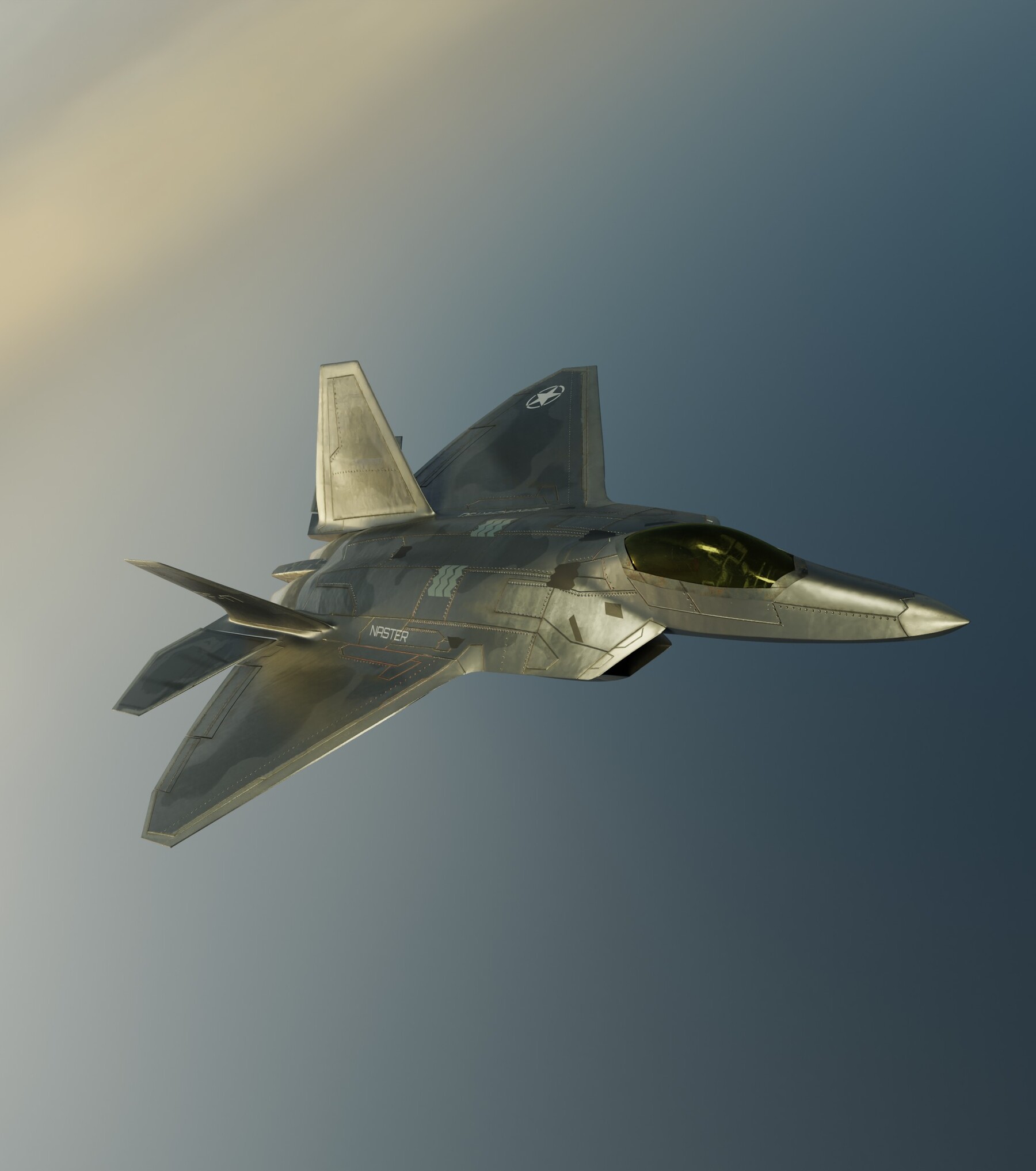 ArtStation - F-22 RAPTOR LOW POLY | Game Assets