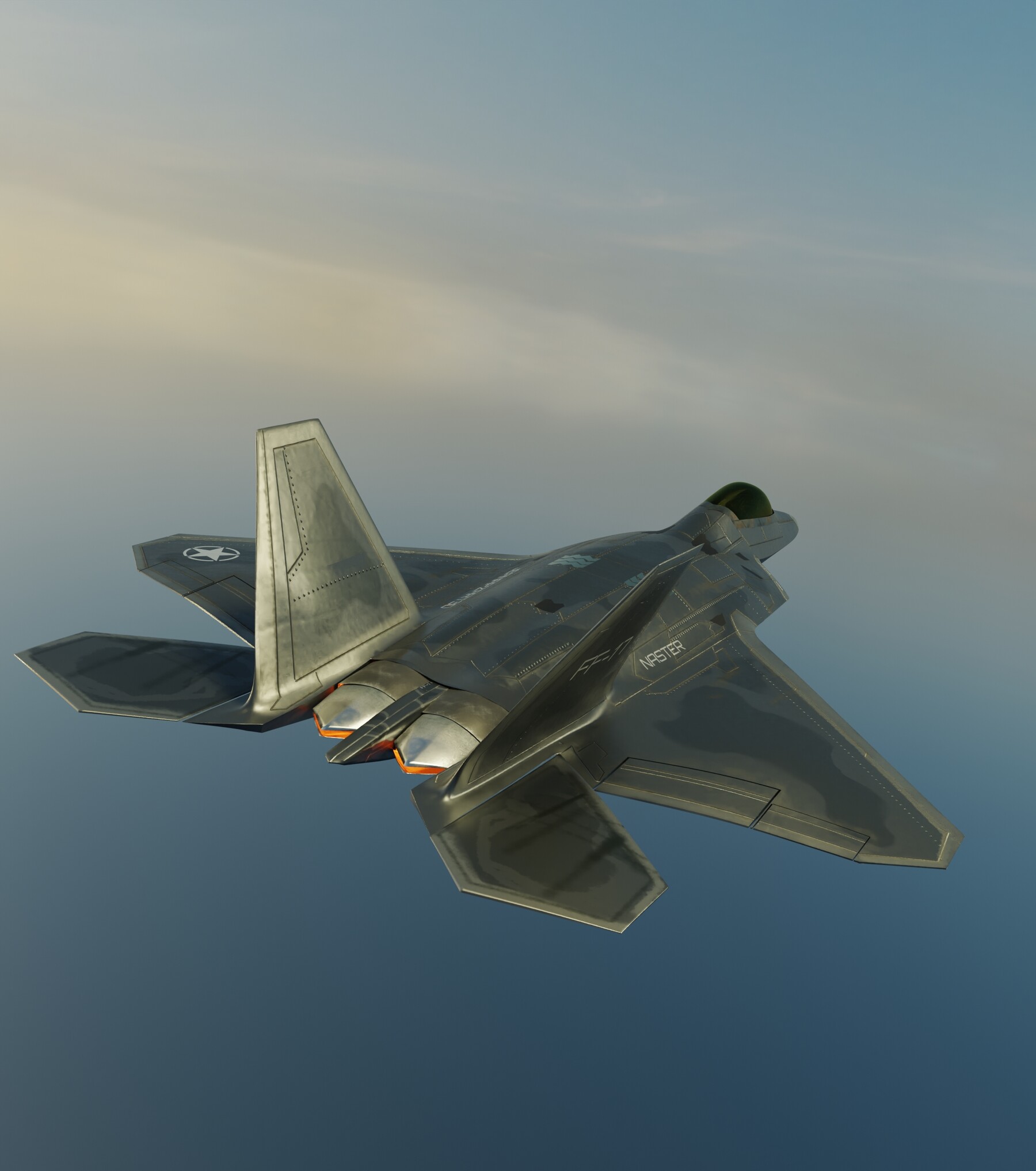 ArtStation - F-22 RAPTOR LOW POLY | Game Assets