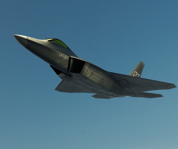 ArtStation - F-22 RAPTOR LOW POLY | Game Assets