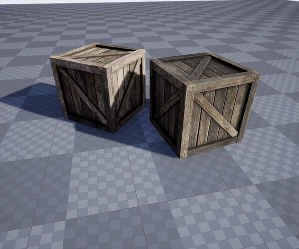 ArtStation - Vintage Crates, Barrels and Chests for Unreal Engine ...