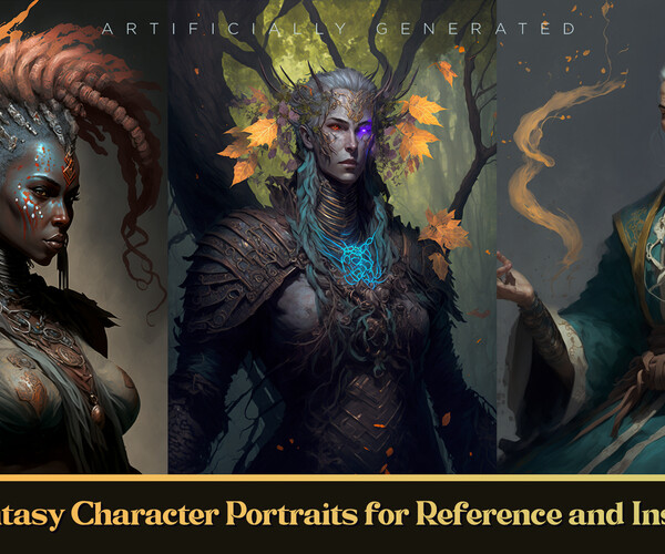 ArtStation - Fantasy Character Portraits for Reference and Inspiration ...