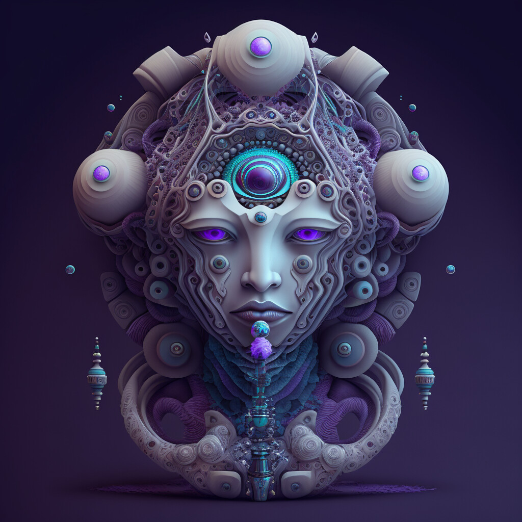 ArtStation - Psychedelic Beings | Artworks