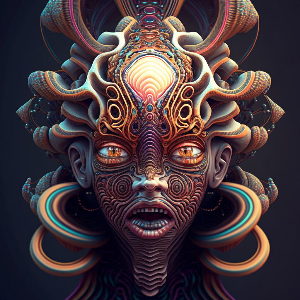 ArtStation - Psychedelic Beings | Artworks