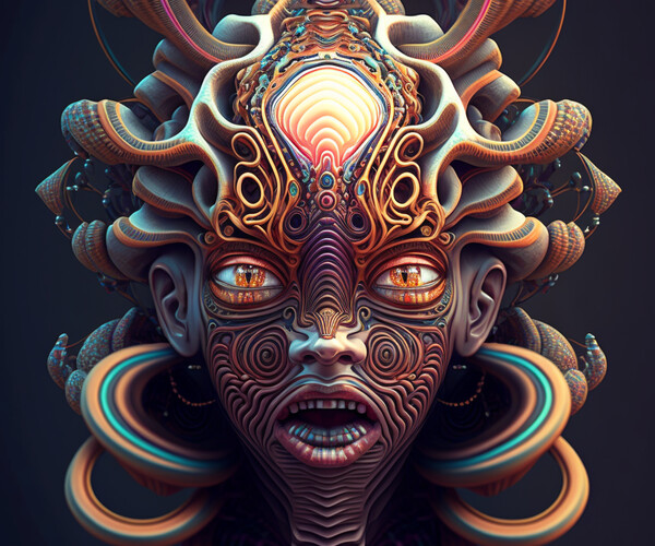 ArtStation - Psychedelic Beings | Artworks