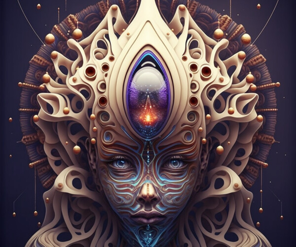 ArtStation - Psychedelic Beings | Artworks