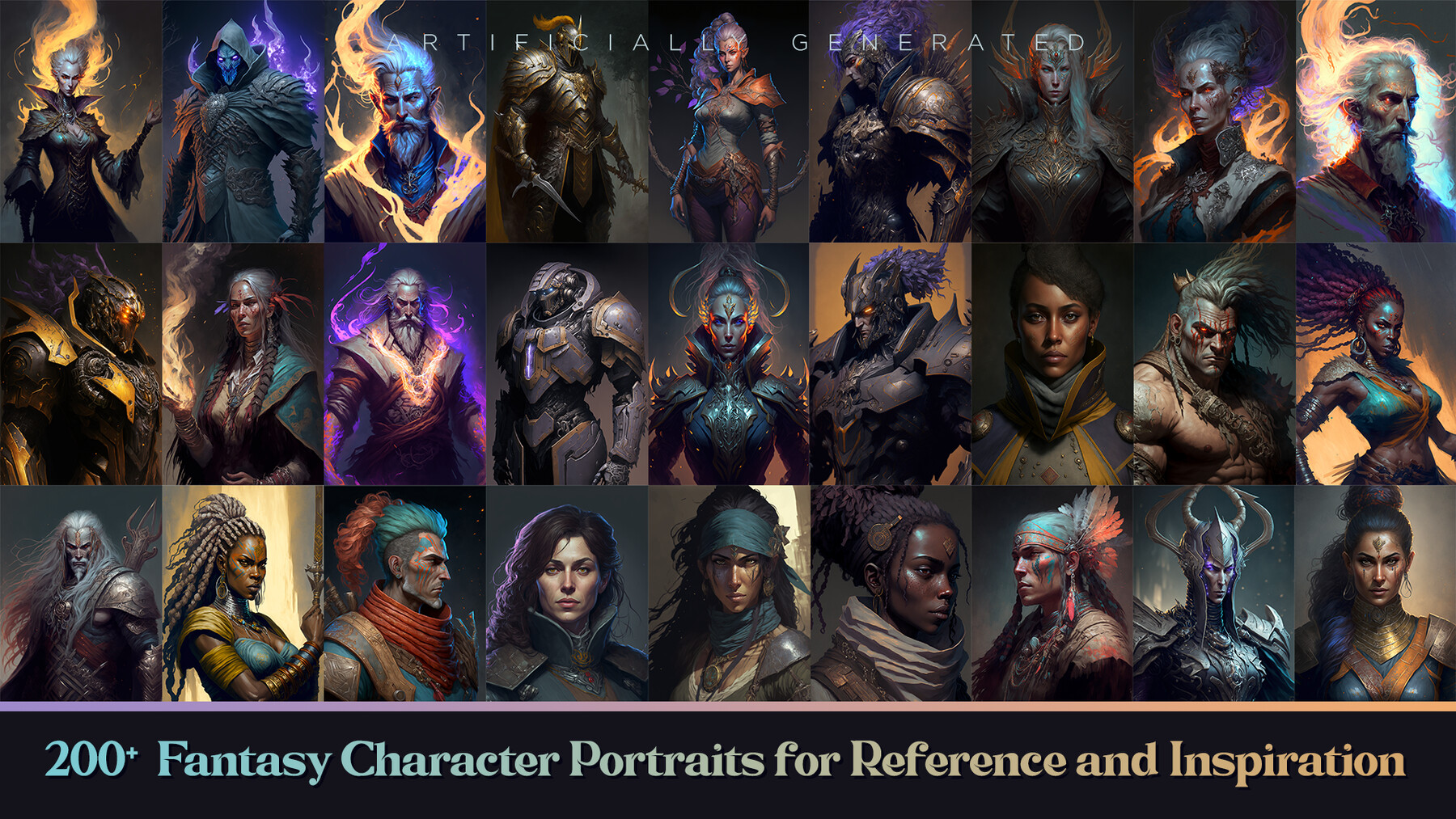 ArtStation - Fantasy Character Portraits for Reference and Inspiration ...