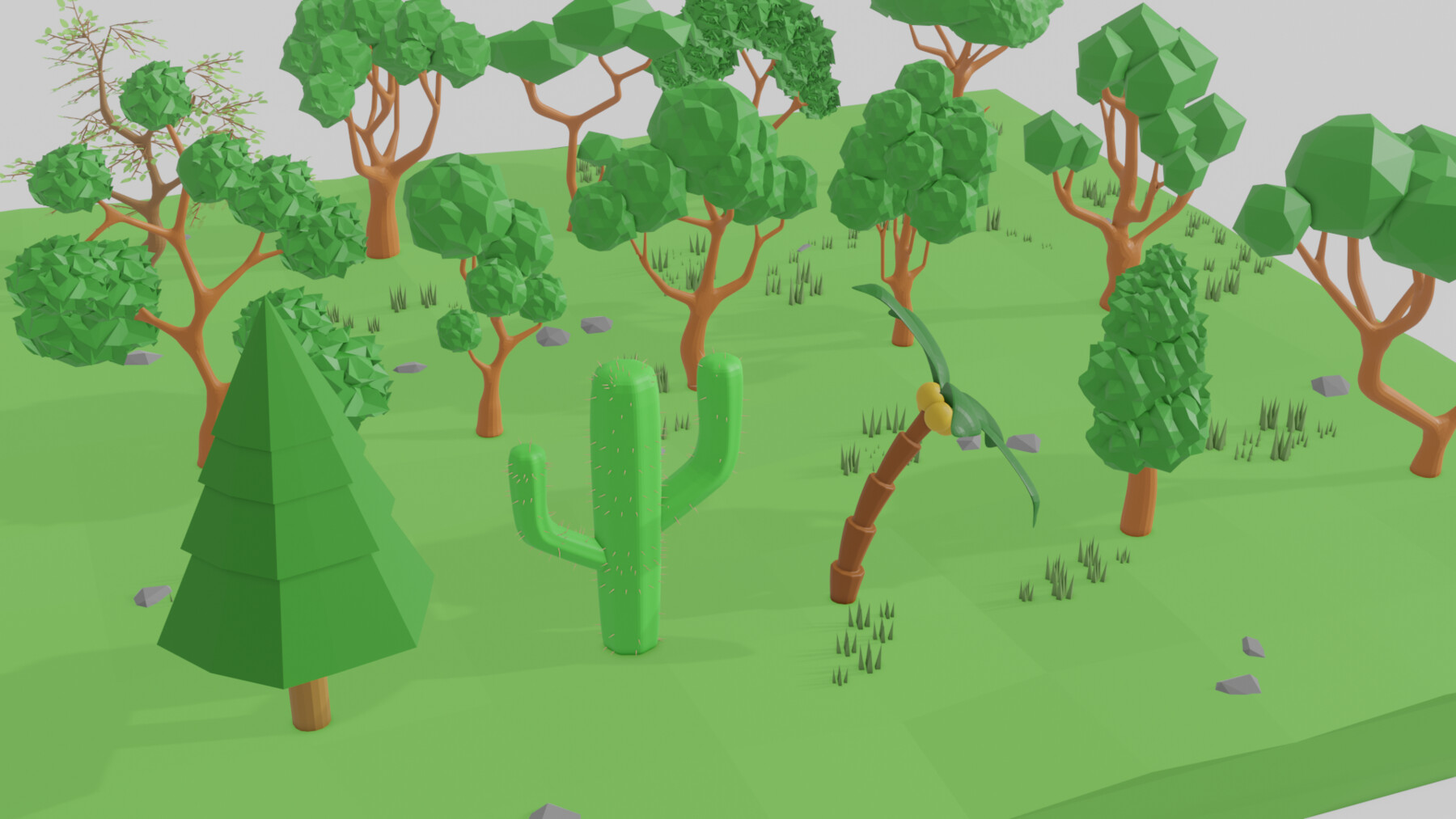 ArtStation - TREE COLLECTION (LOW POLY) | Game Assets