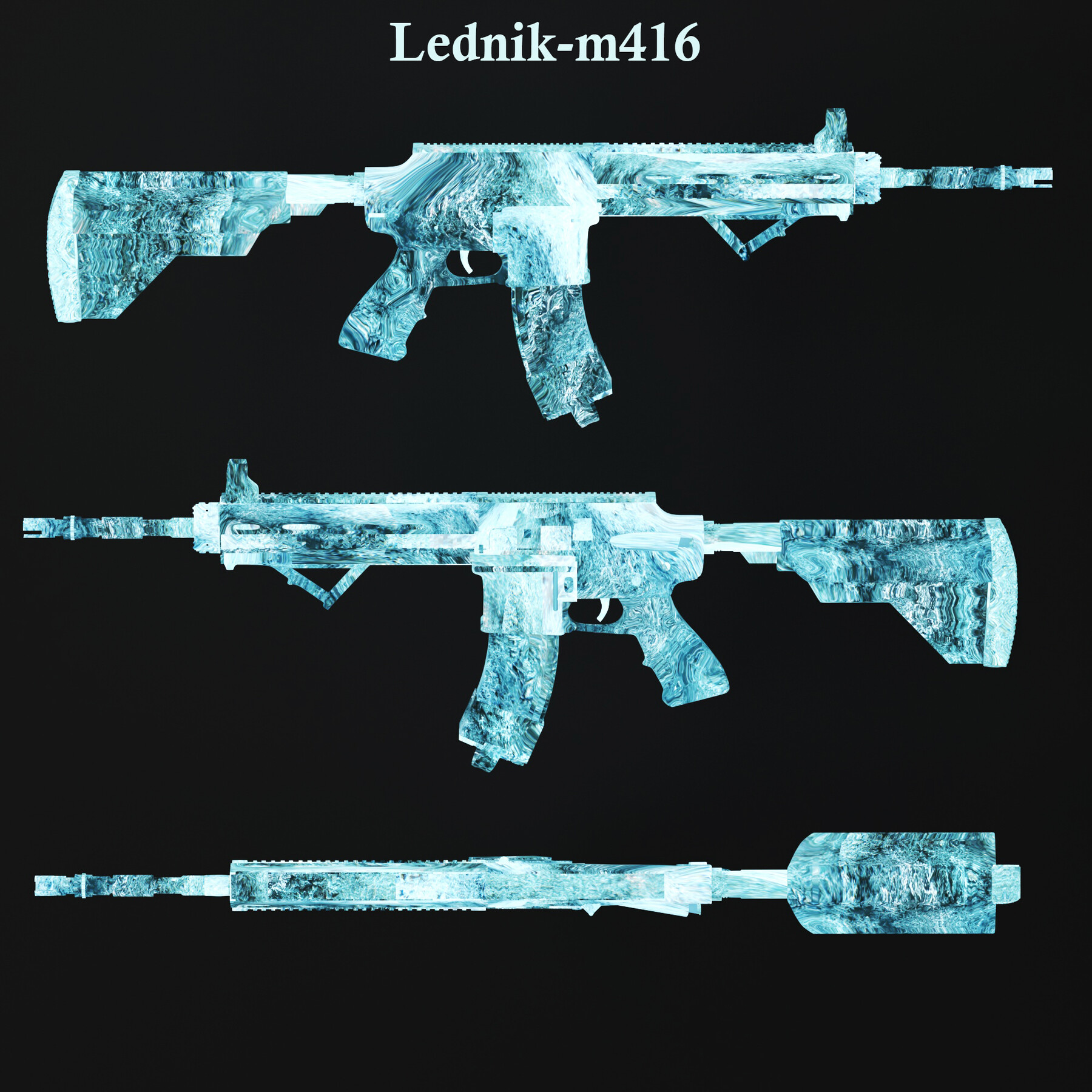ArtStation - M416 Lednik | Resources
