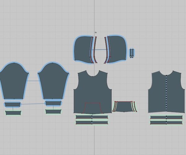 ArtStation - Hoodie- Marvelous Designer Clothing | Game Assets