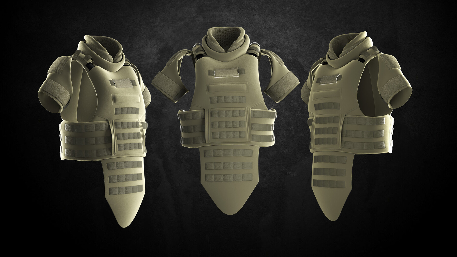 ArtStation - 3 women tactical vests / marvelous designer / clo3d / OBJ ...