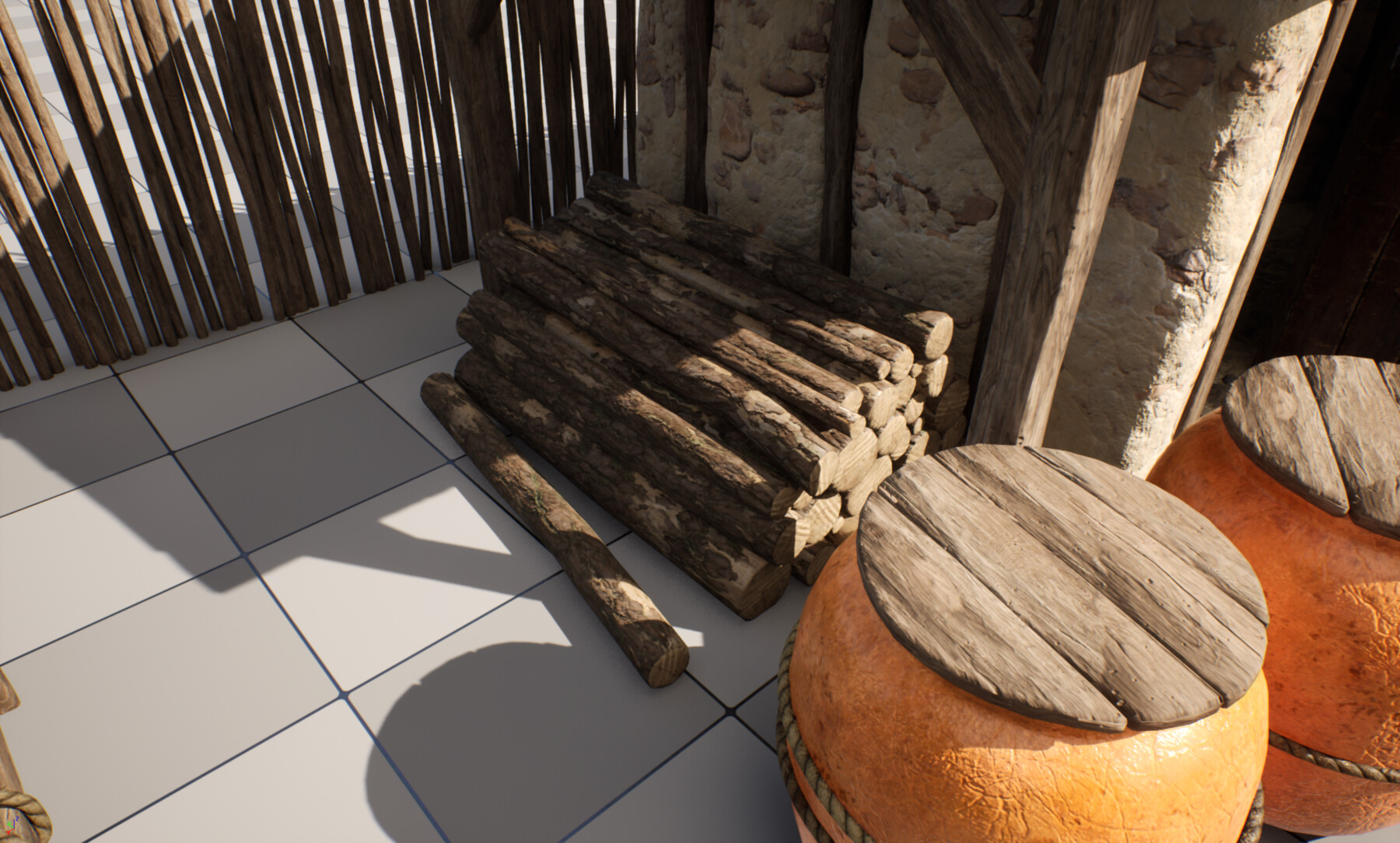 ArtStation - AoM Model Reforged Settlement Greek age 1 | Game Assets