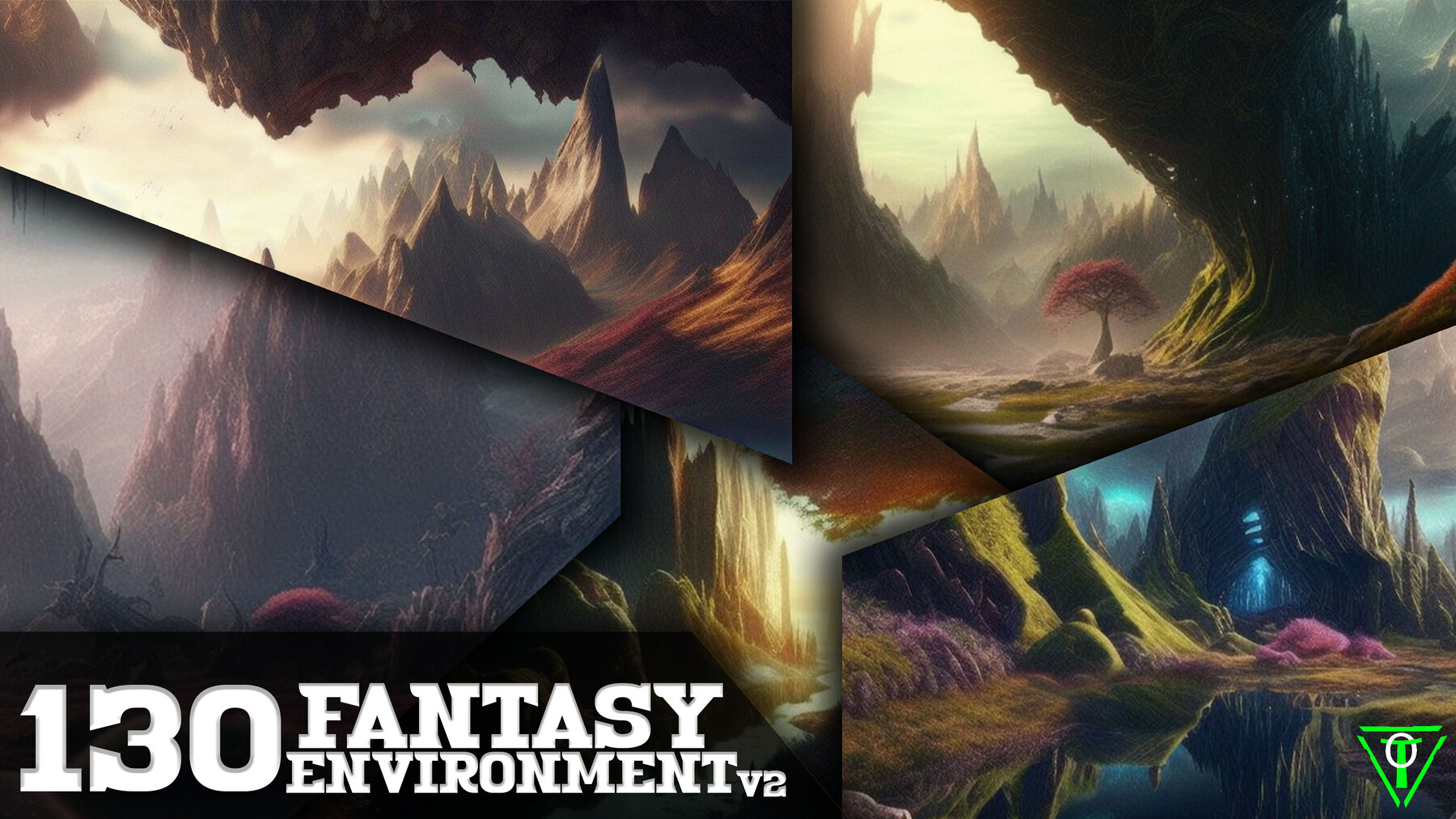 ArtStation - 130 Fantasy Environment v2 (8K Resolution) | Artworks