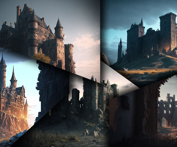 ArtStation - 107 Old Castel (More Than 8K Resolution) | Artworks