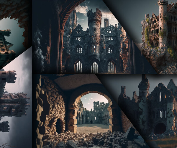 ArtStation - 107 Old Castel (More Than 8K Resolution) | Artworks