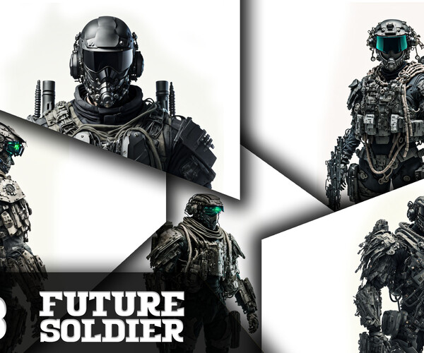 ArtStation - 118 Future Soldier (More Than 8K Resolution) | Artworks
