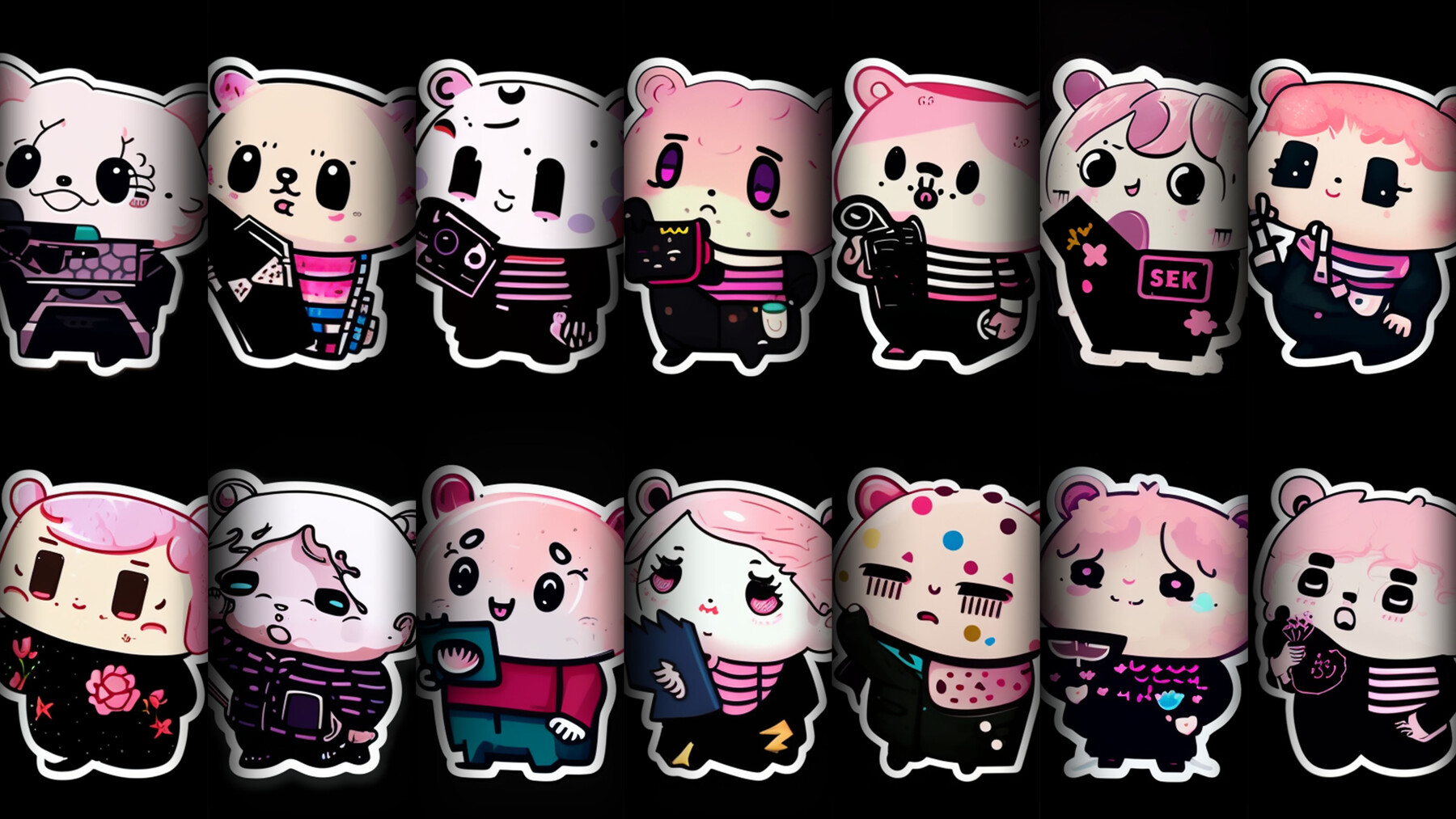 ArtStation - 213 Little Bear Sticker (4K Resolution) | Artworks