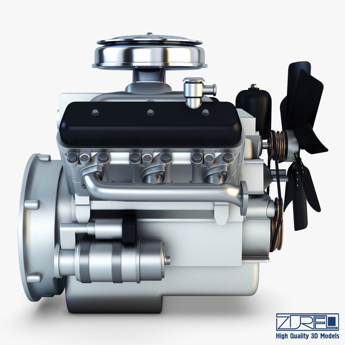 ArtStation - V6 Type Engine v 1 | Resources