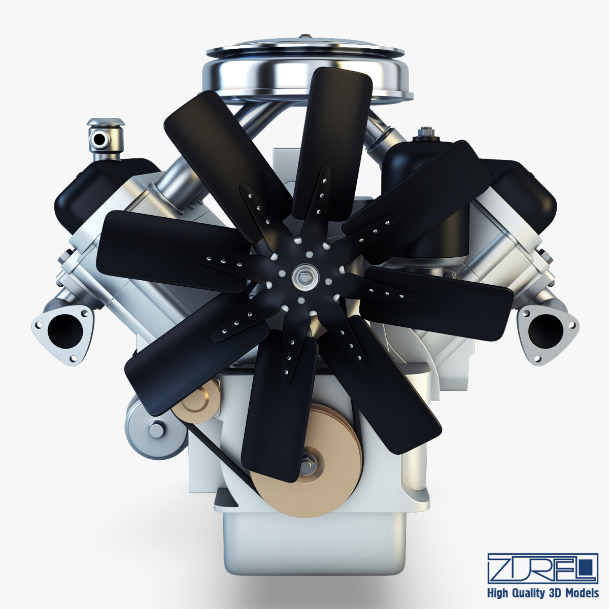 ArtStation - V6 Type Engine v 1 | Resources