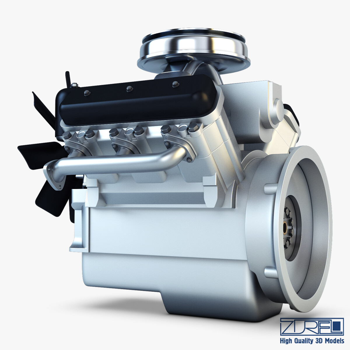 ArtStation - V6 Type Engine v 1 | Resources