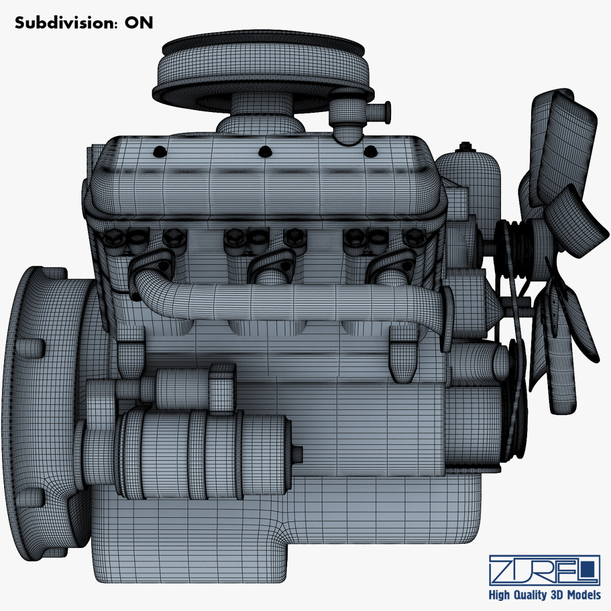 ArtStation - V6 Type Engine v 1 | Resources