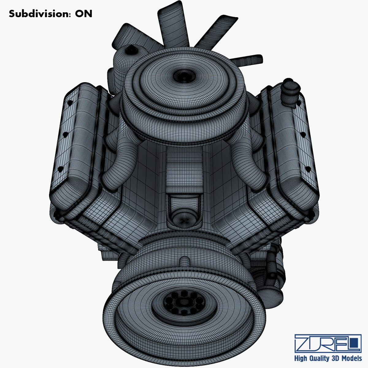 ArtStation - V6 Type Engine v 1 | Resources