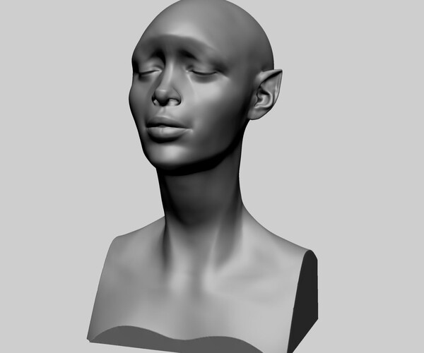 ArtStation - Female Head Form B | Resources