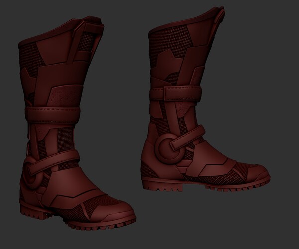 ArtStation - SuperHero Boots 1 | Resources