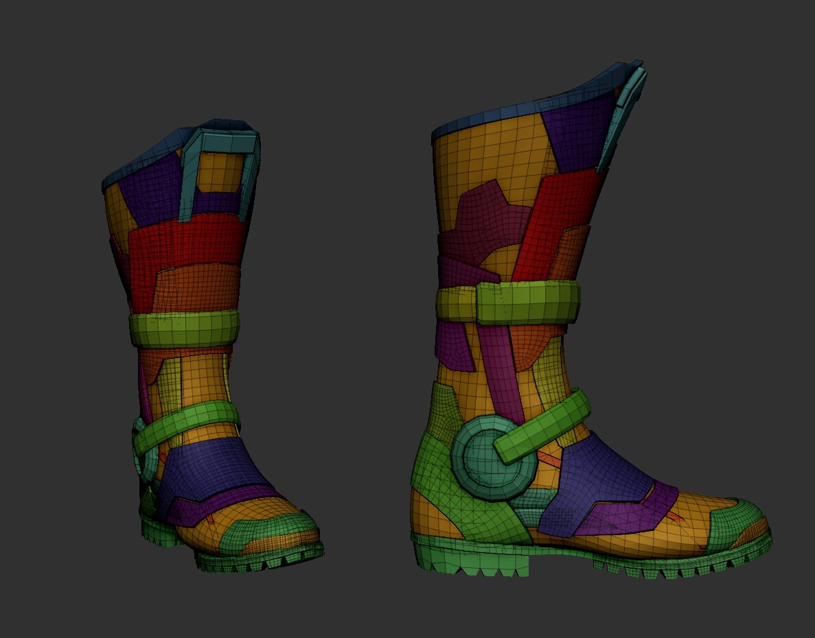 ArtStation - SuperHero Boots 1 | Resources