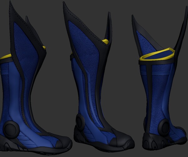ArtStation - SuperHero Boots 4 | Resources