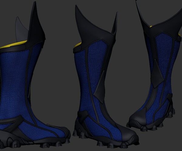 ArtStation - SuperHero Boots 4 | Resources