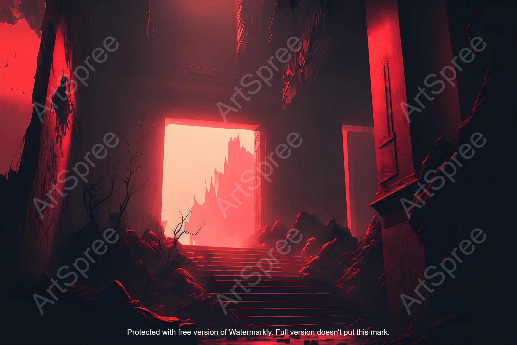 ArtStation - 5 Red Backgrounds/Wallpaper in 4K | Artworks