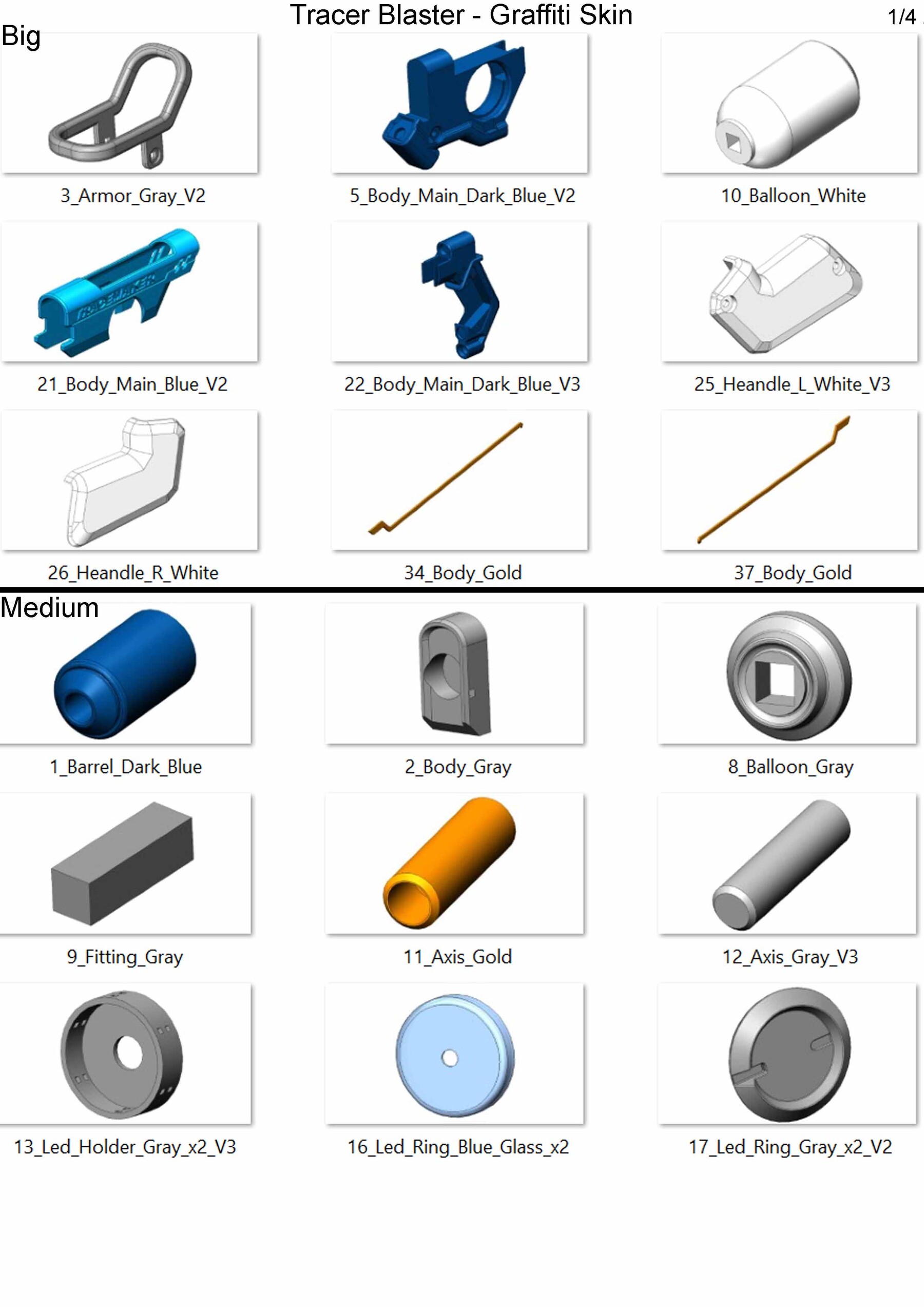 ArtStation - Tracer Graffiti Skin Blaster - Overwatch - Printable 3d ...