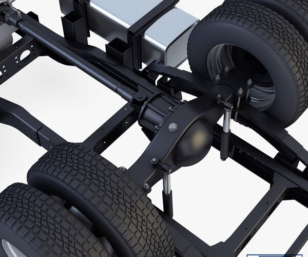 ArtStation - Truck Chassis 4x4 v 1 | Resources