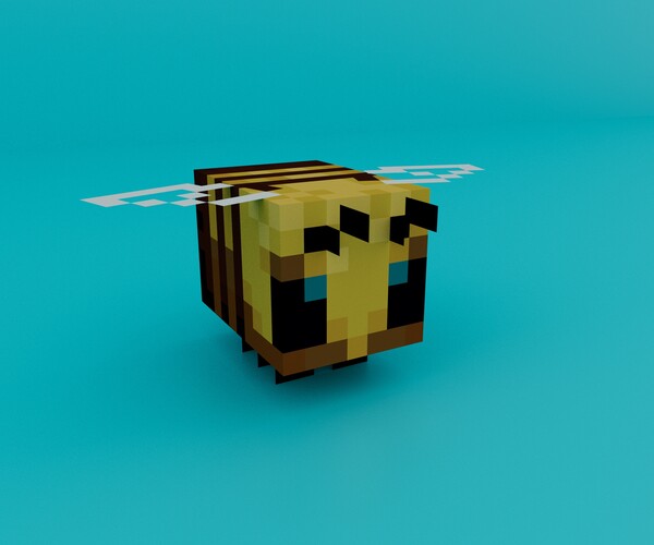 ArtStation - Minecraft Bee🐝 | Resources