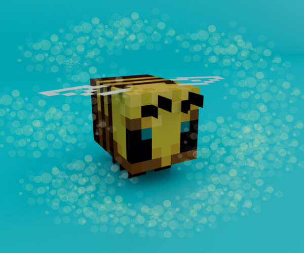 ArtStation - Minecraft Bee🐝 | Resources