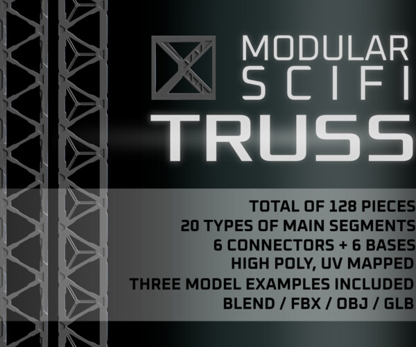 ArtStation - Modular Truss Pack | Resources